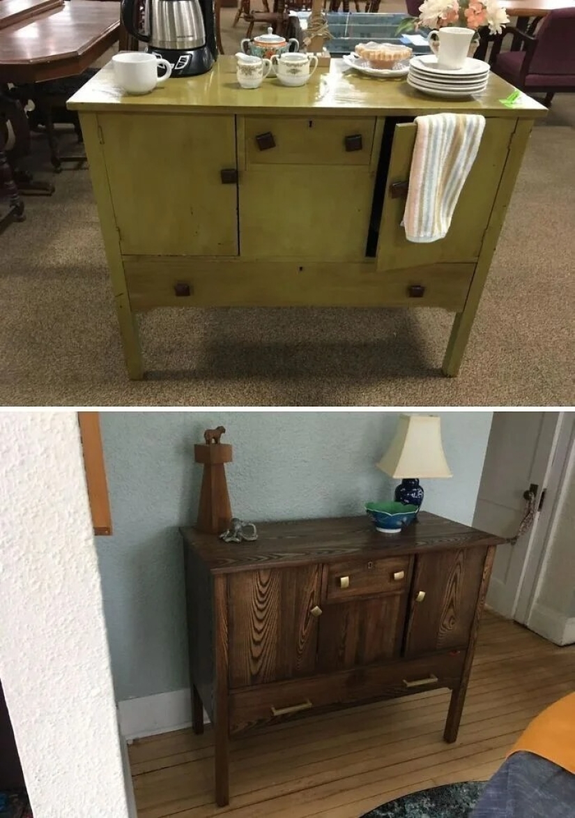 22 examples of restoration of wooden furniture — photos before and ...